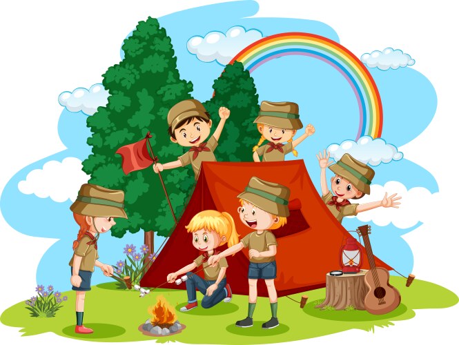 Camping Cartoon Vector Images (over 49,000)