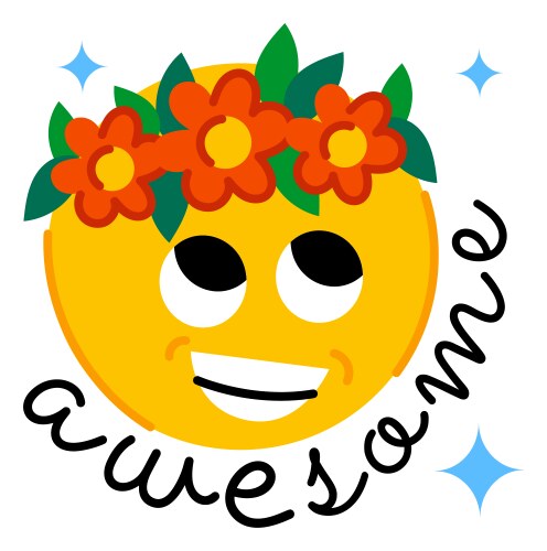 Welcome emoji Royalty Free Vector Image - VectorStock