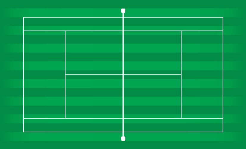 Tennis court wallpaper Royalty Free Vector Image
