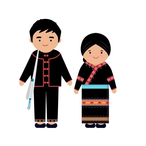 Laos people Royalty Free Vector Image - VectorStock