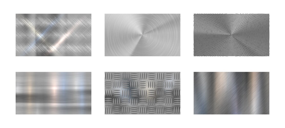 Circular metal texture radial brushed metals Vector Image