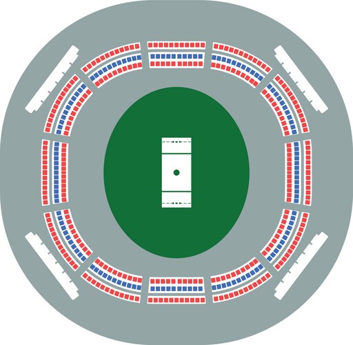 Poster for cricket sport Royalty Free Vector Image