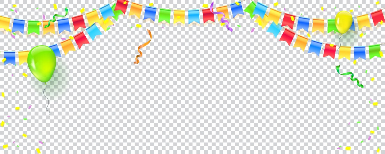 Birthday Streamers Vector Images (over 11,000)