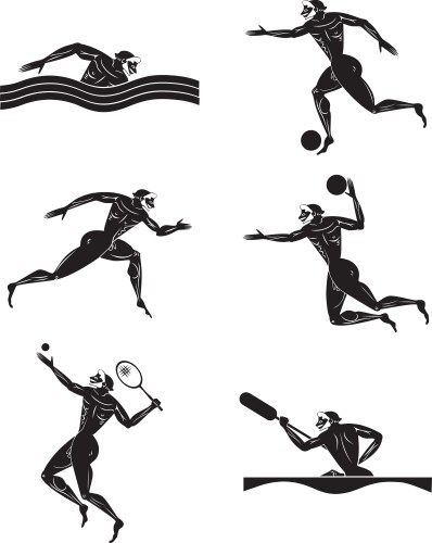 Track and field Royalty Free Vector Image - VectorStock