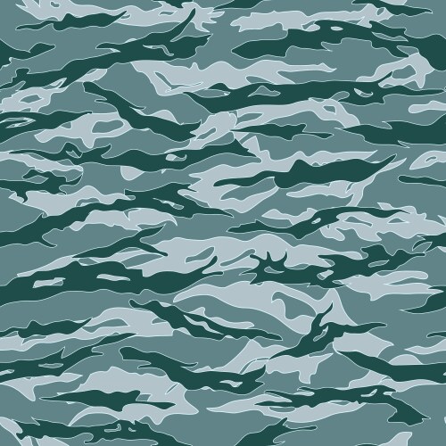 Vietnam tiger stripe camouflage seamless patterns Vector Image