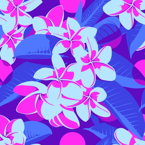 Hawaiian waves seamless pattern Royalty Free Vector Image