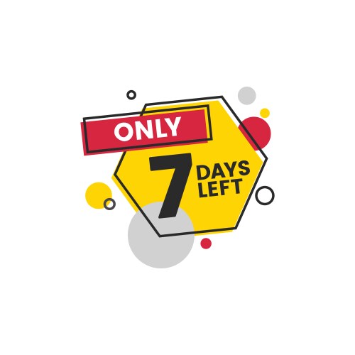7 Days to Go Vector Images (over 1,300)