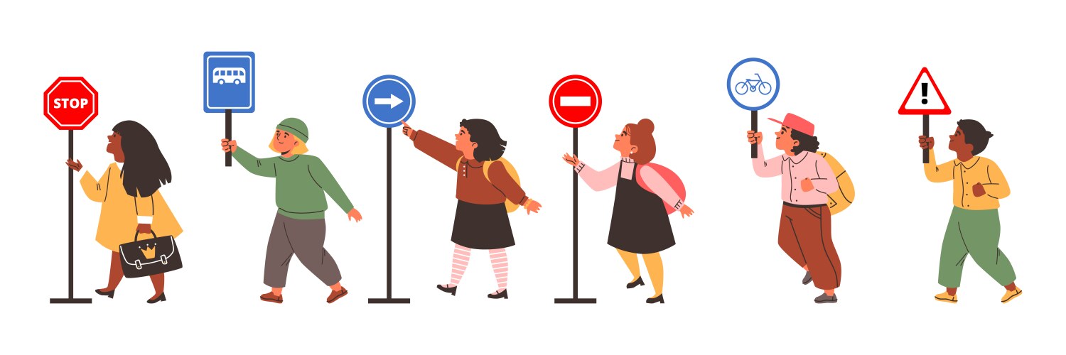 Road Signs for Children Vector Images (over 3,300)