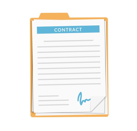 Hand-drawn signatures examples of documents Vector Image