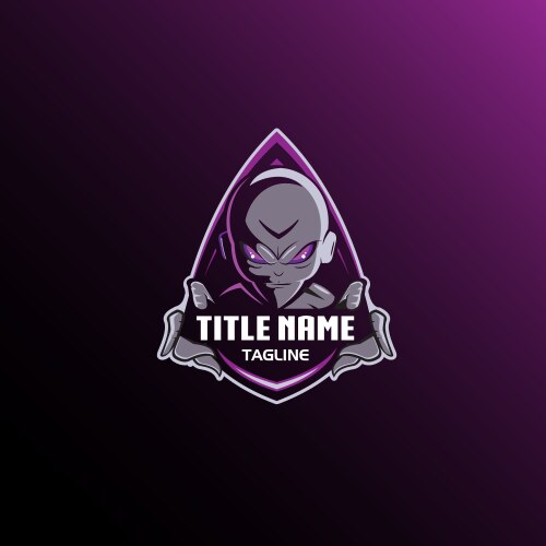 Fire ninja symbol insignia Royalty Free Vector Image