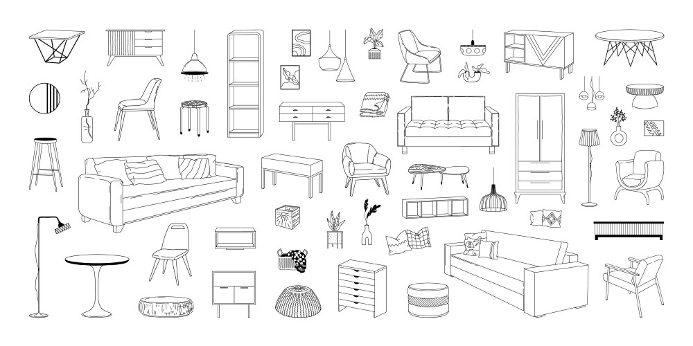 Chair Outline Vector Images (over 46,000)