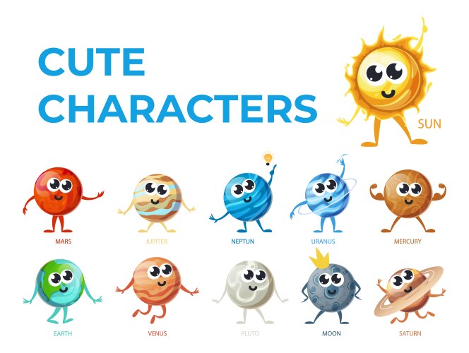 Pluto Planet Cartoon Vector Images (over 1,900)