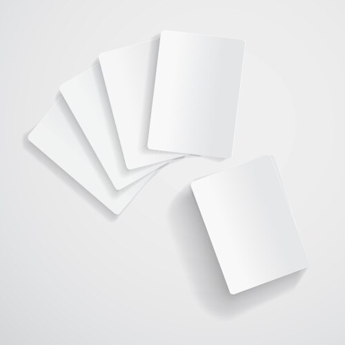 Cards Playing Blank Vector Images (over 2,500)