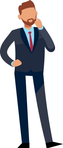 Man using megaphone comes out from smart phone Vector Image