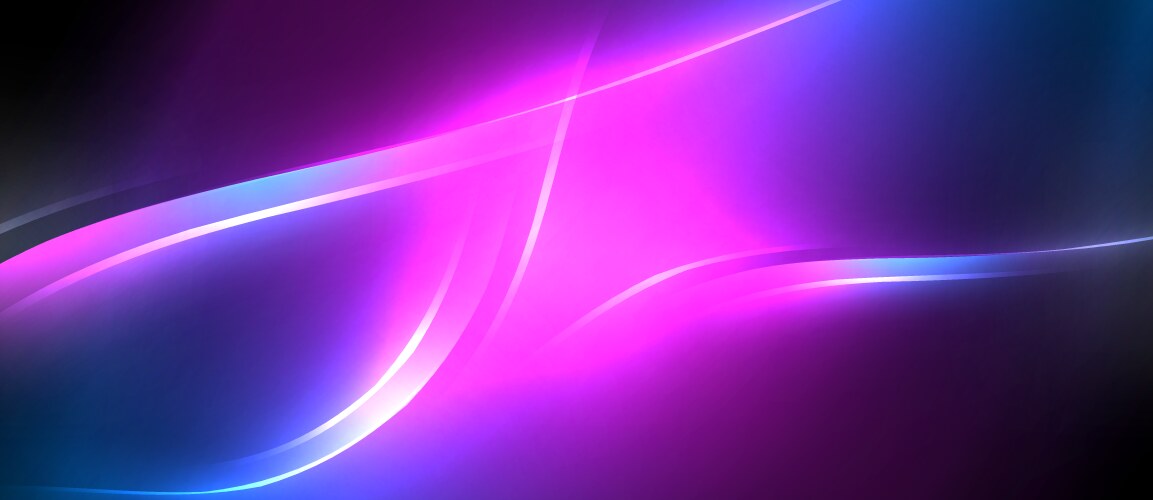 Water waves in electric blue on black inspired Vector Image