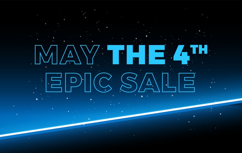 May the 4th be with you Royalty Free Vector Image