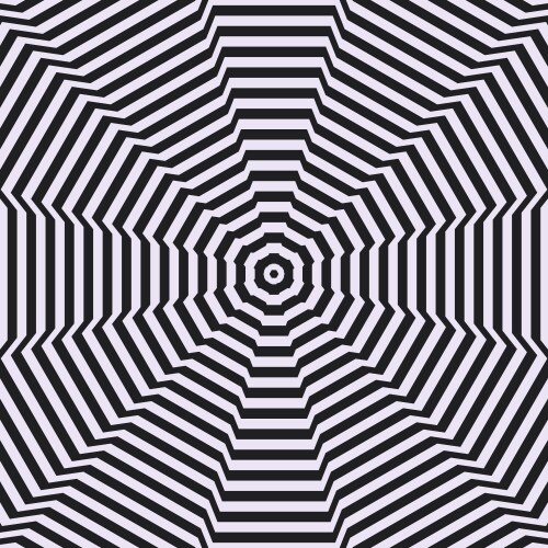 Geometric optical seamless pattern Royalty Free Vector Image