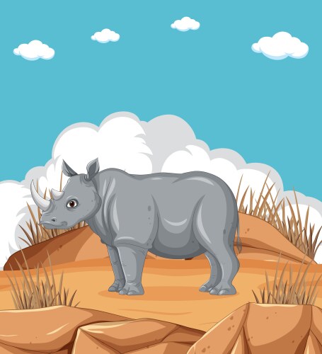 Rhino Cartoon Vector Images (over 6,900)