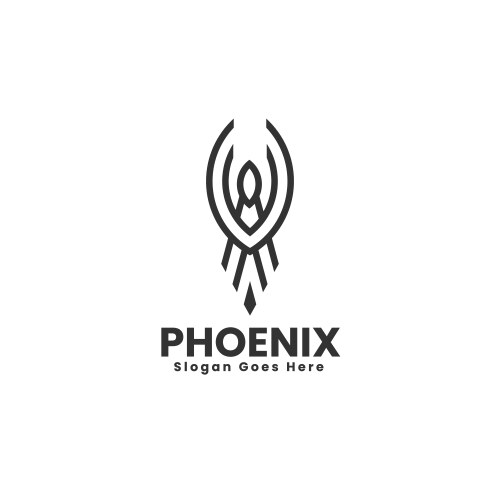 Phoenix Line Art Vector Images (over 4,600)