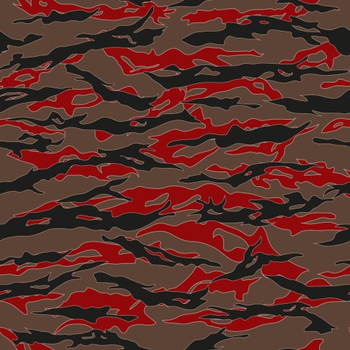 Vietnam tiger stripe camouflage seamless patterns Vector Image