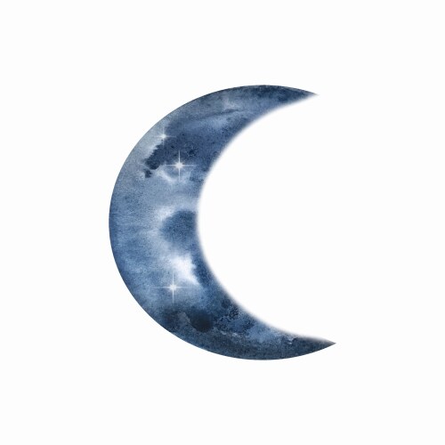 Crescent islamic for ramadan kareem design element