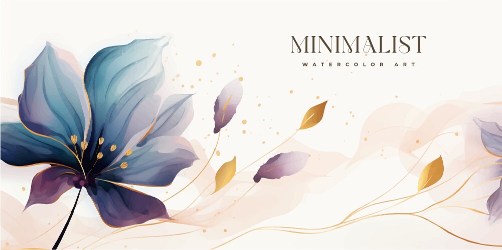 Abstract art background luxury minimal style Vector Image