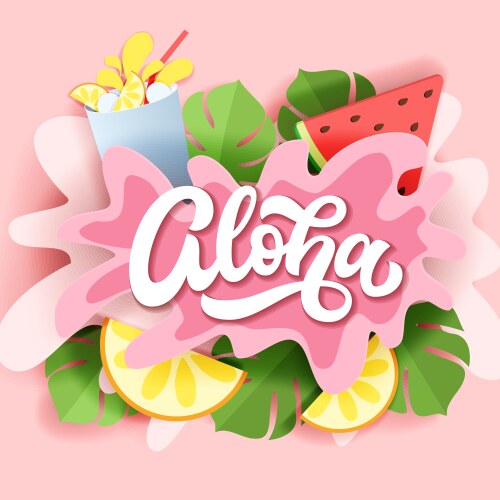 Aloha Font Hawaiian Vector Images (over 110)