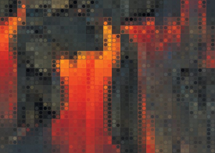 Pixel Lava Vector Images (over 110)