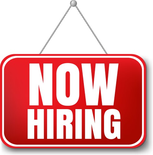 Now Hiring Vector Images (over 3,300)