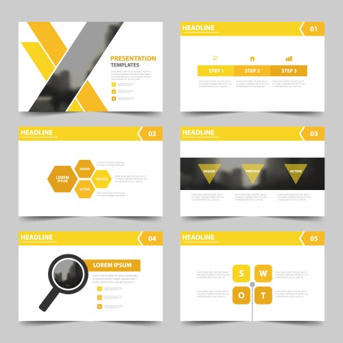 Brochure design template Royalty Free Vector Image