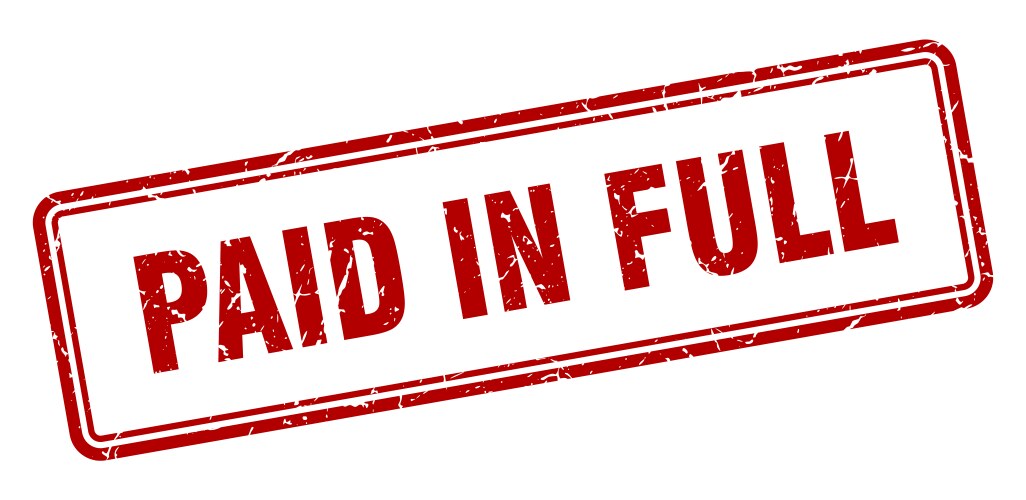 Paid in full Vector Images & Graphics for Commercial Use | VectorStock