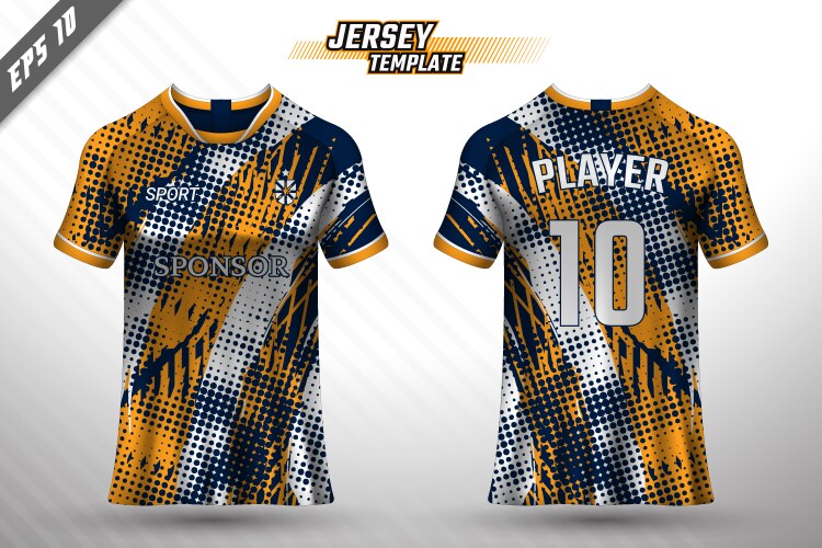 Front back t shirt design Royalty Free Vector Image