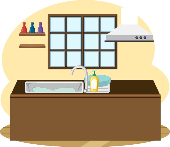 Kitchen Sink Cartoon Vector Images (over 1,600)