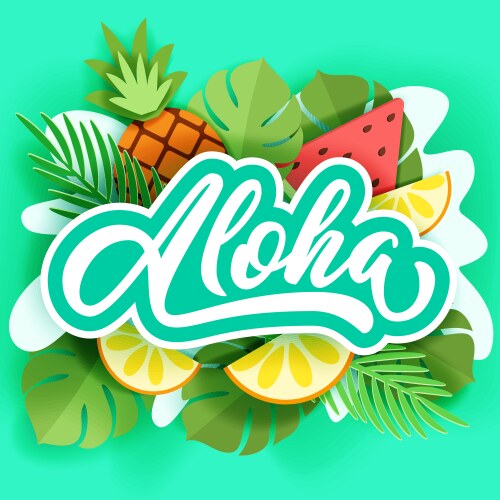 Aloha Font Hawaiian Vector Images (over 110)