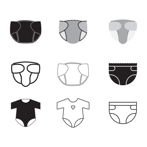 Baby in Diaper Icon Vector Images (over 15,000)
