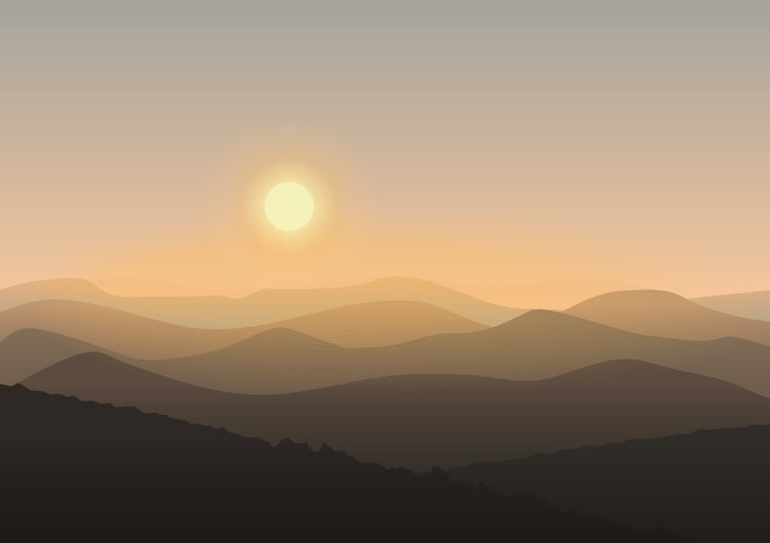 Sunrise cartoon Vector Images & Graphics for Commercial Use | VectorStock