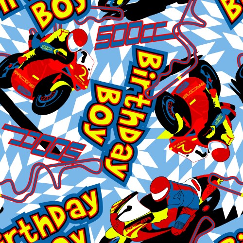 Seamless Motorbike Vector Images (over 1,400)