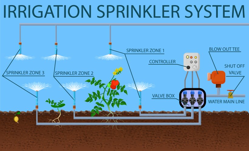 Irrigation Sprinkler Vector Images (over 6,700)