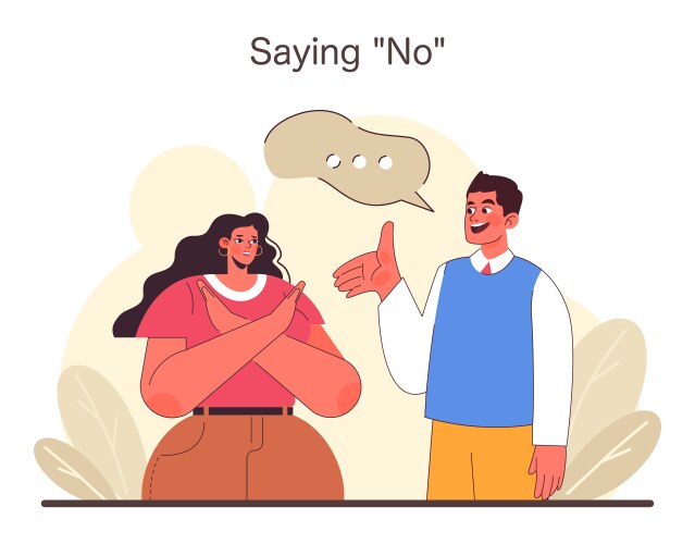 Consent concept flat Royalty Free Vector Image