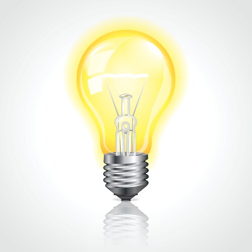 Object bulb off Royalty Free Vector Image - VectorStock