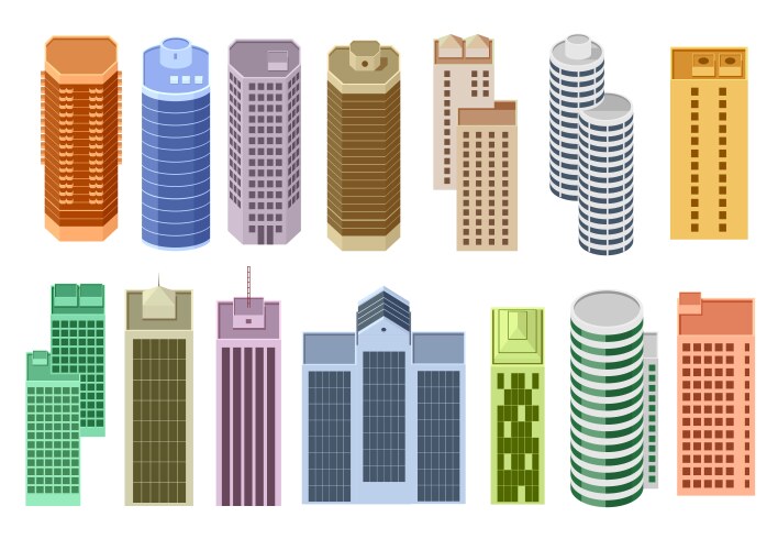 Cartoon Skyscraper Vector Images (over 15,000)