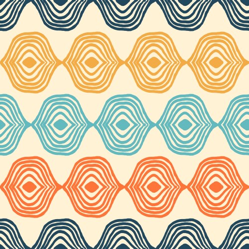 Seamless ogee pattern Royalty Free Vector Image
