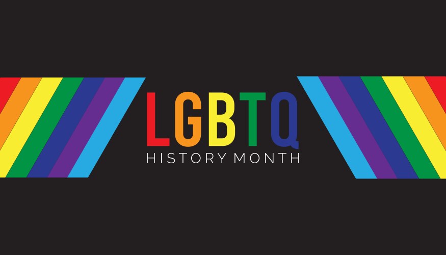 Lgbtq history month Royalty Free Vector Image - VectorStock
