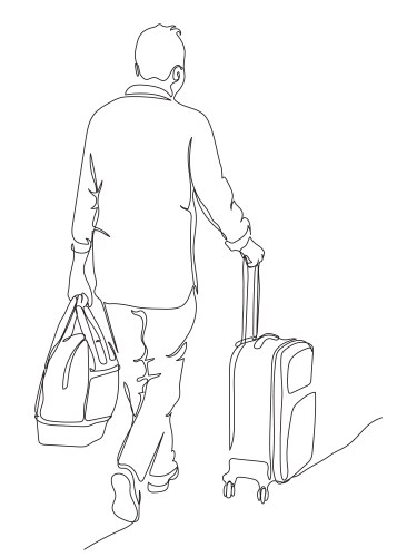 One Line Drawing Bag Vector Images (over 2,200)