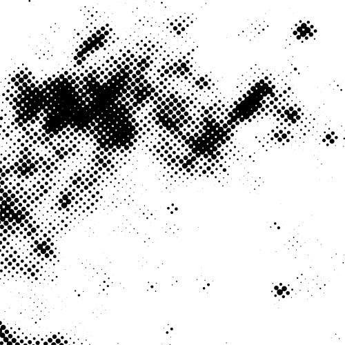 Halftone explosion bubble with texture Royalty Free Vector