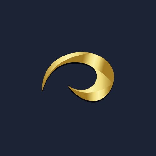 Round Swirl Logo Gold Vector Images (over 1,100)