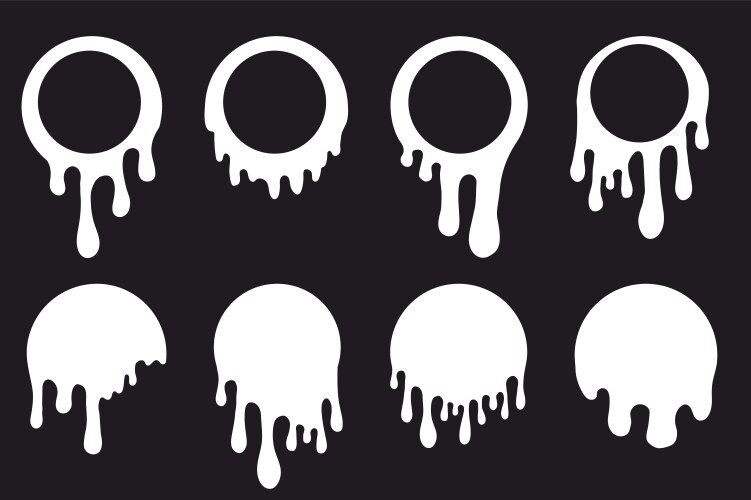 Circle Paint Drip Vector Images (over 7,400)