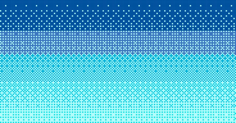 Dither bitmap 3d shapes retro futuristic digital Vector Image