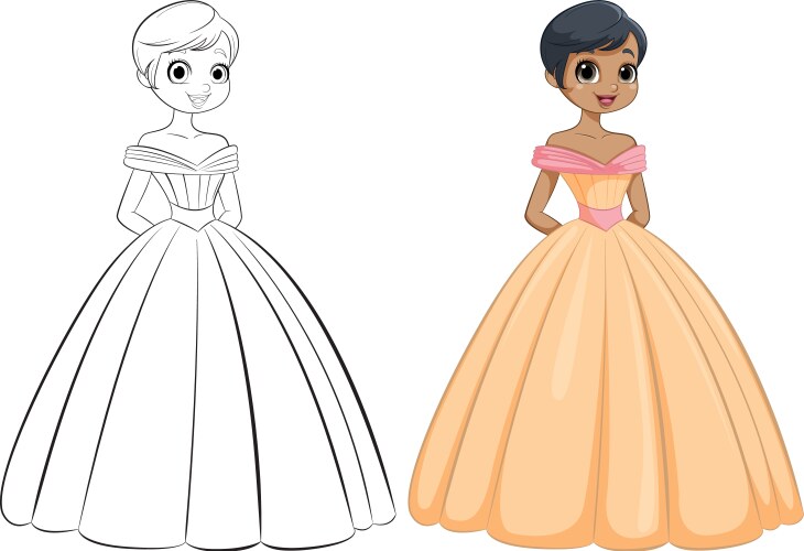 Princess Drawing Vector Images (over 21,000)