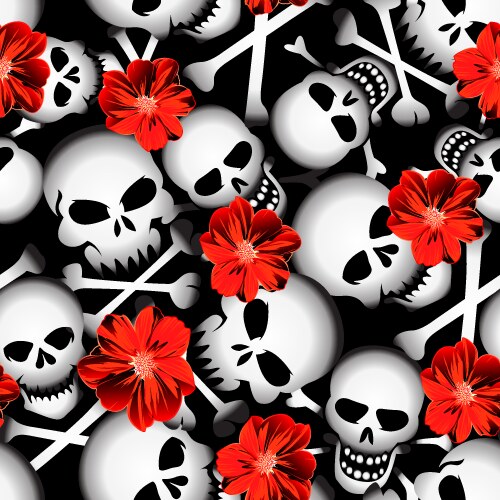 Skulls Flowers Vector Images (over 18,000)